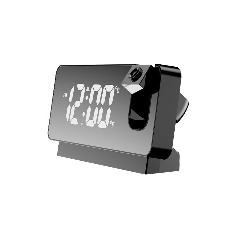 TimeCast - Digital projektionsvækkeur med 180° roterende projektor og ...
